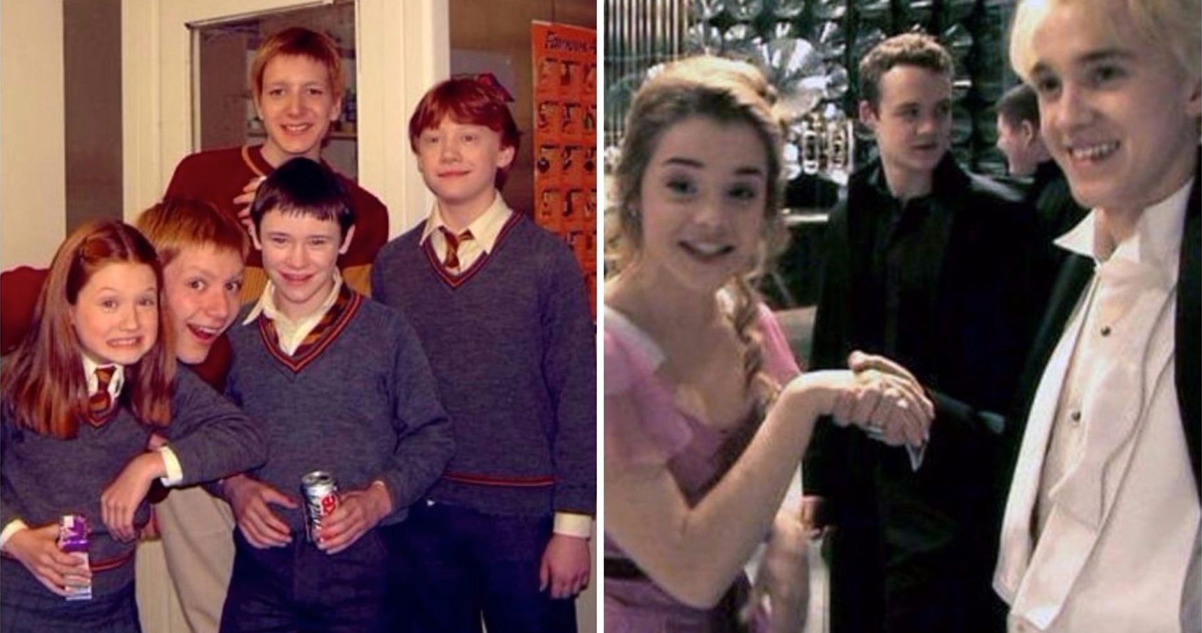 15 Brilliant Behind-The-Scenes Photos From The 'Harry Potter' Cast