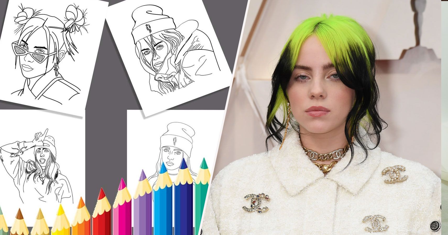 Billie Eilish Coloring Sheets Hot Sex Picture