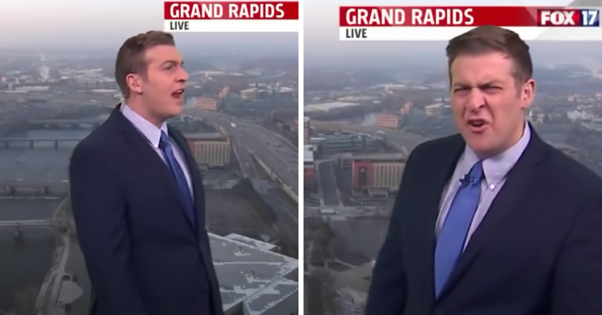 This Weatherman Lost His Cool On Live TV But Got Praised For It