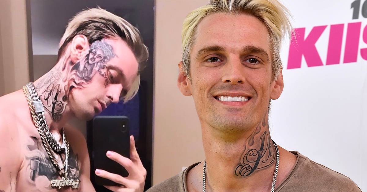 Why Did Aaron Carter Get Tattoos On His Face?