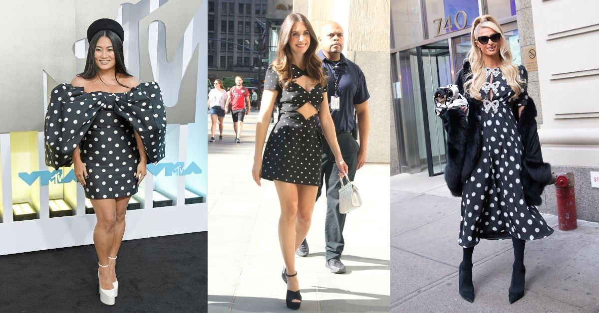 Polka Dot Dresses Aren't Just For Zooey Deschanel Anymore
