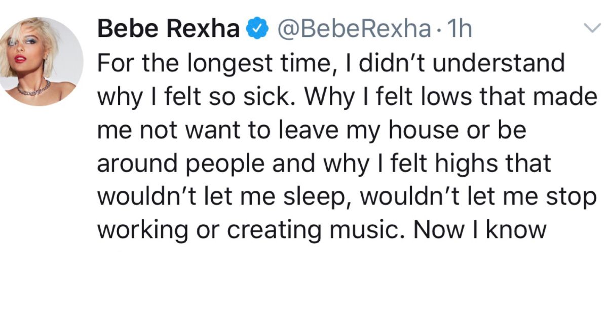Bebe Rexha's Secret Health Battle With Bipolar Disorder And Anxiety Has ...
