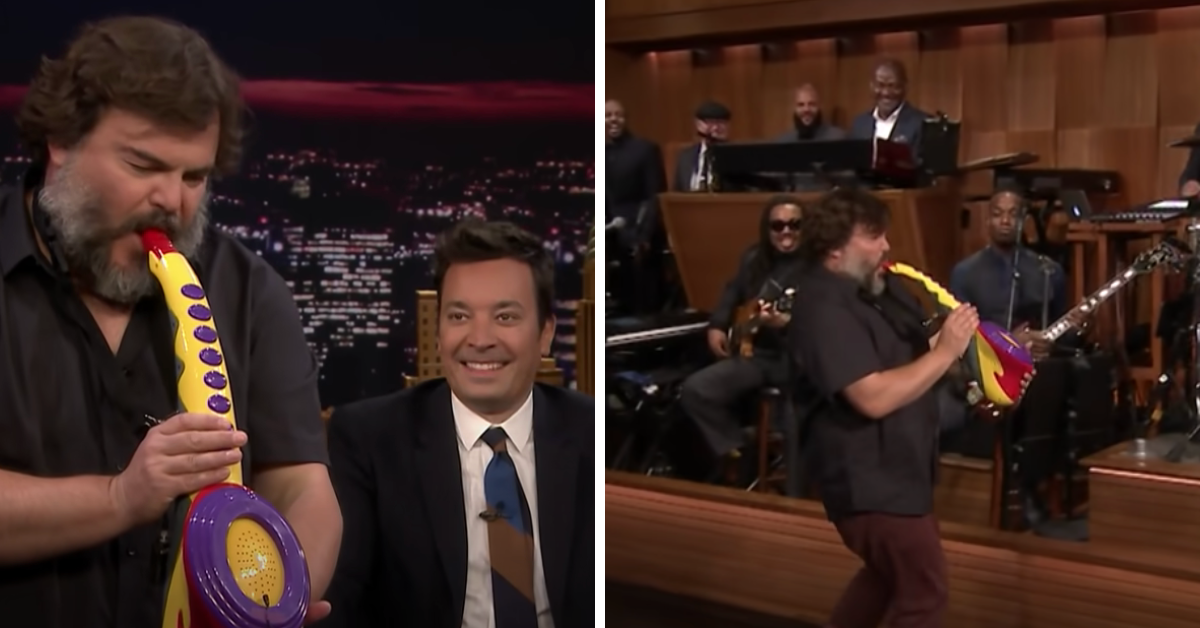 Jack Black's Unexpected Sax-A-Boom Performance Turned Into One Of The ...