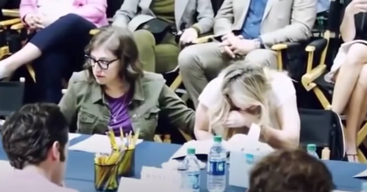 The Big Bang Theory Fans Caught An Emotional Moment Between Mayim Bialik And Kaley Cuoco Behind ...