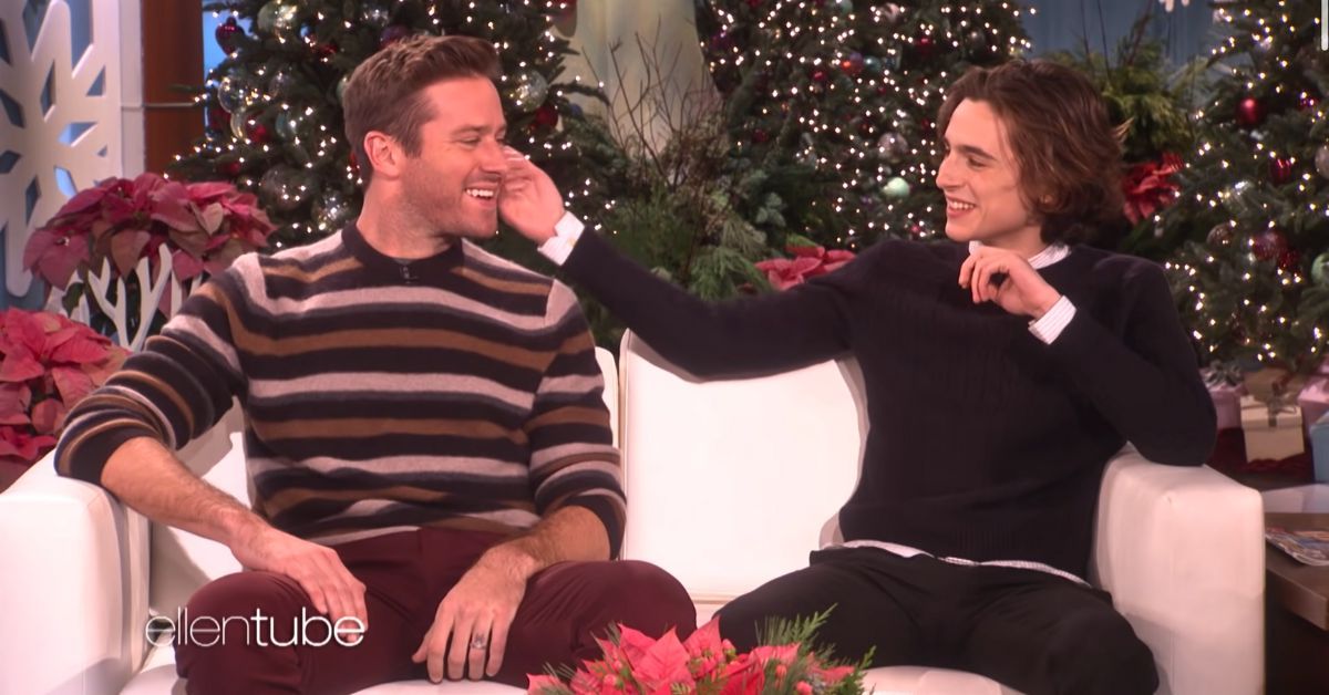 How An Unplanned Make Out Session May Have Everything To Do With Armie Hammer And Timothée ...