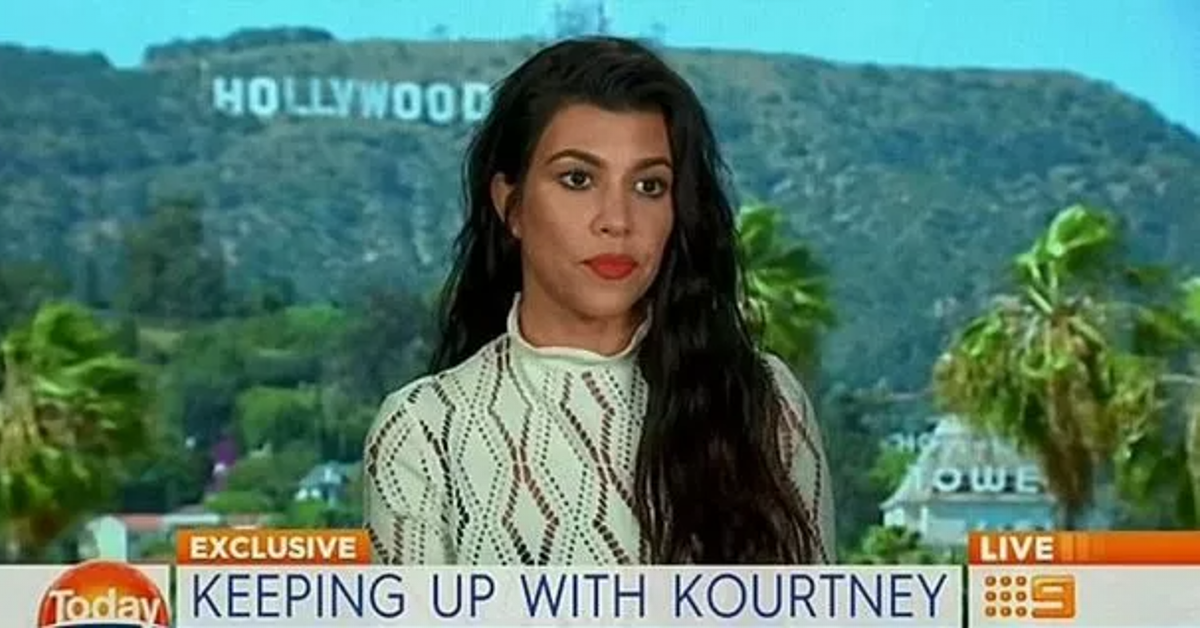 Kourtney Kardashian Made Things Awkward When A Talk Show Host Focused ...