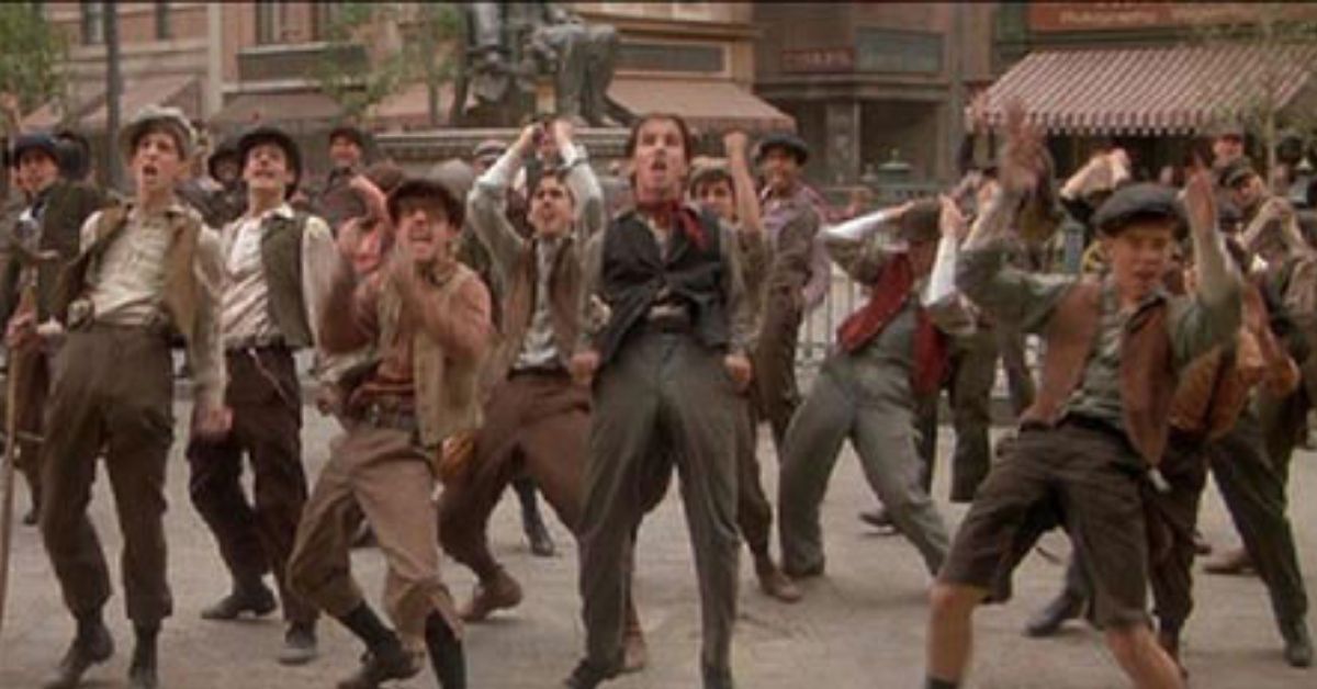 Christian Bale Newsies Dancing Newsies FILMED LIVE MUSICALS