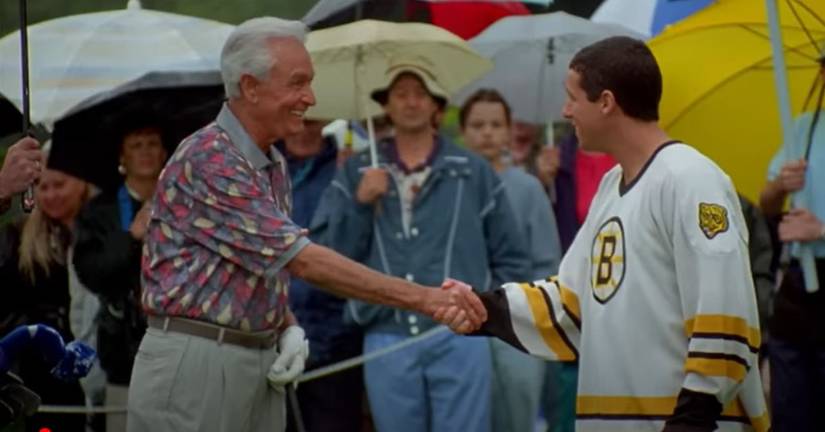 Here's Why Bob Barker Agreed To Fighting Adam Sandler In 'Happy Gilmore'