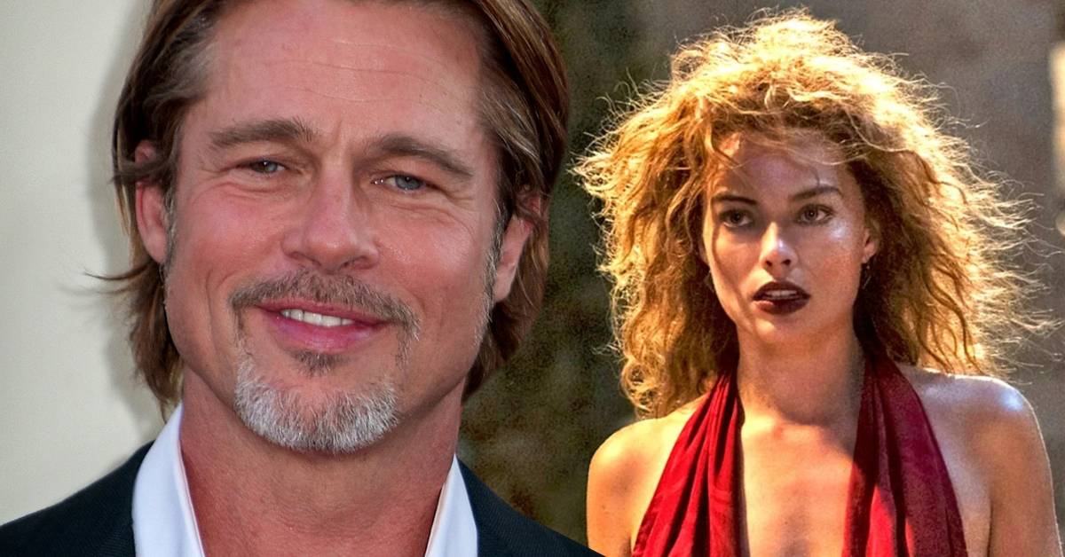 How Brad Pitt Really Felt About Margot Robbie's Unscripted Babylon Kiss