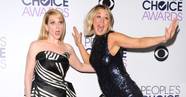 Kaley Cuoco Got Shoved Straight Into A Pole By Melissa Rauch After