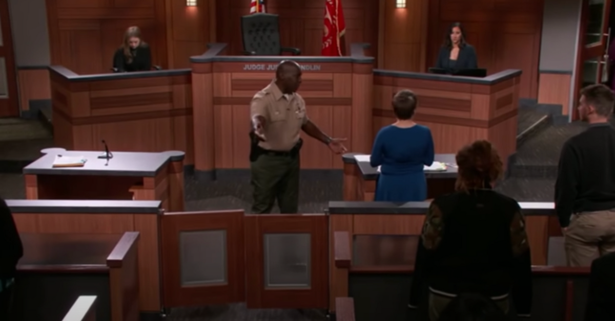 Judge Judy's Guilty Party Refused To Leave The Courtroom After The ...