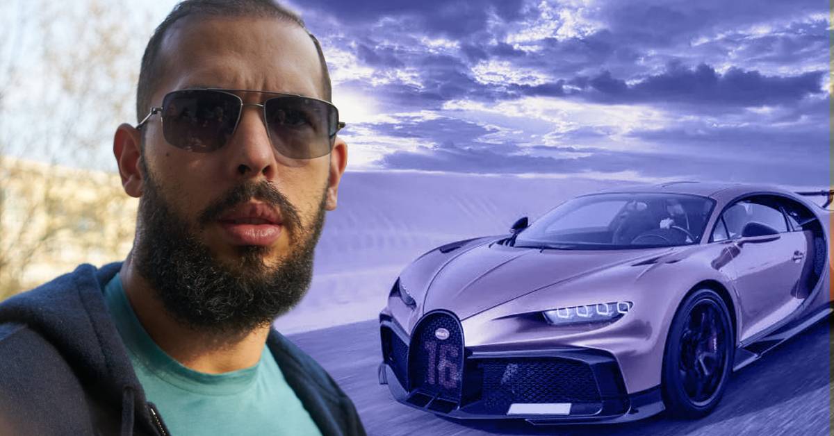 Andrew Tate's Bugatti Cost Him An Absolute Fortune