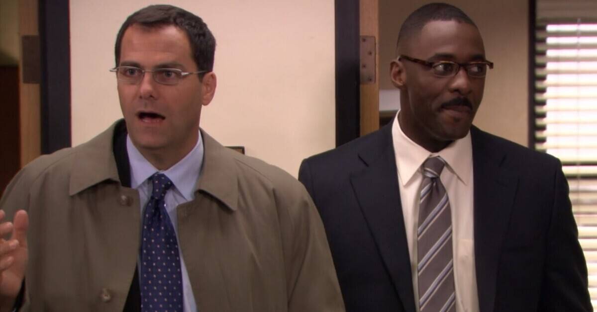 Fans Think They Caught Idris Elba Breaking Character In The Office, And ...
