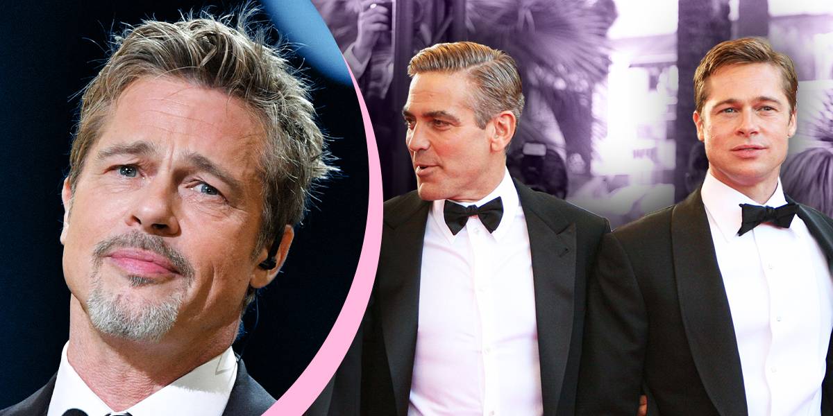 Brad Pitt Complimented George Clooney, But George Threw Shade In Return