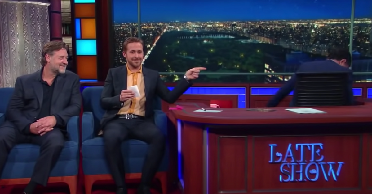 Ryan Gosling Stunned Stephen Colbert With A Lord Of The Rings Question ...