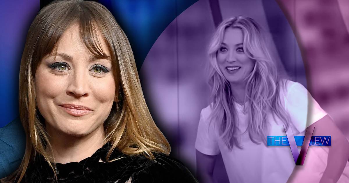 Fans Are Convinced Kaley Cuoco Was "Under The Influence" During Her Appearance On The View