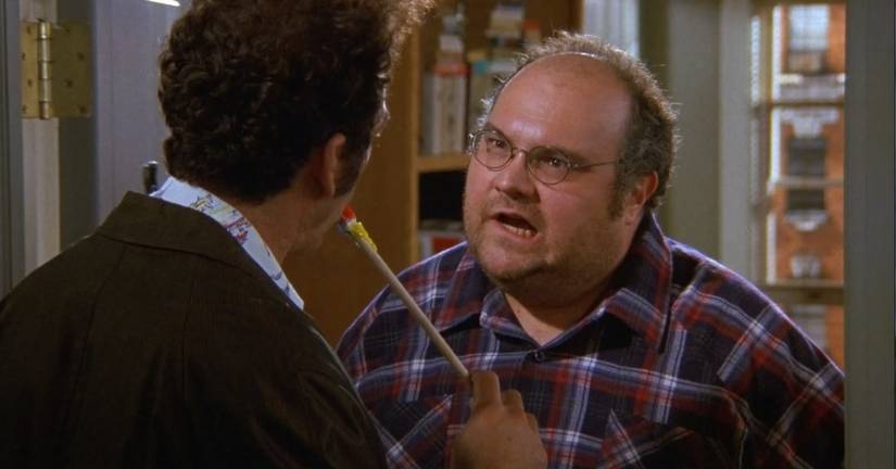 A Seinfeld Guest Star Had To Hit Michael Richards In The Face With A ...