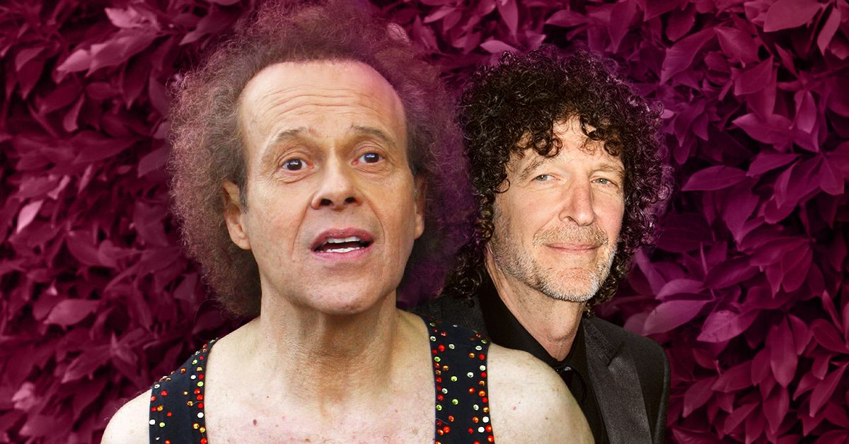 Richard Simmons Tried To Kiss Howard Stern Against His Will Before ...