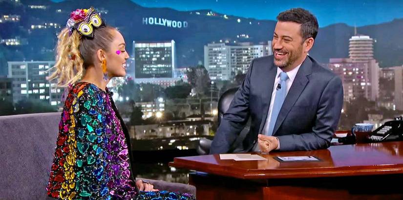 Miley Cyrus Shocked Jimmy Kimmel (And The Audience) During This Awkward ...