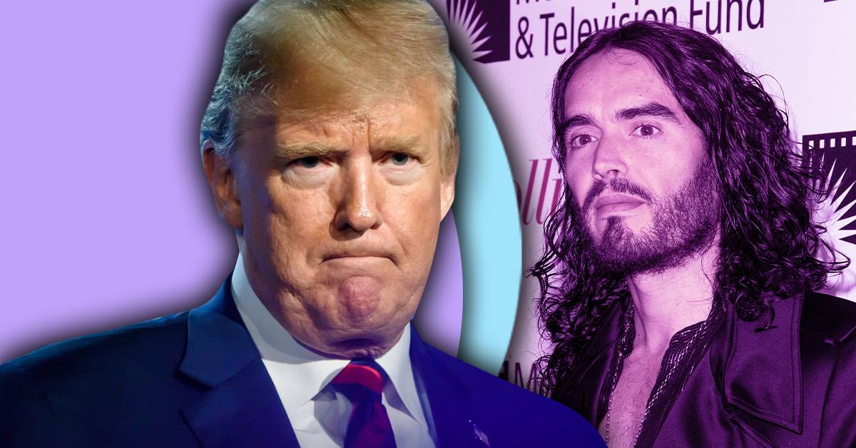 Donald Trump and Russell Brand's Forgotten Feud Got So Personal That Their Families Were Dragged ...