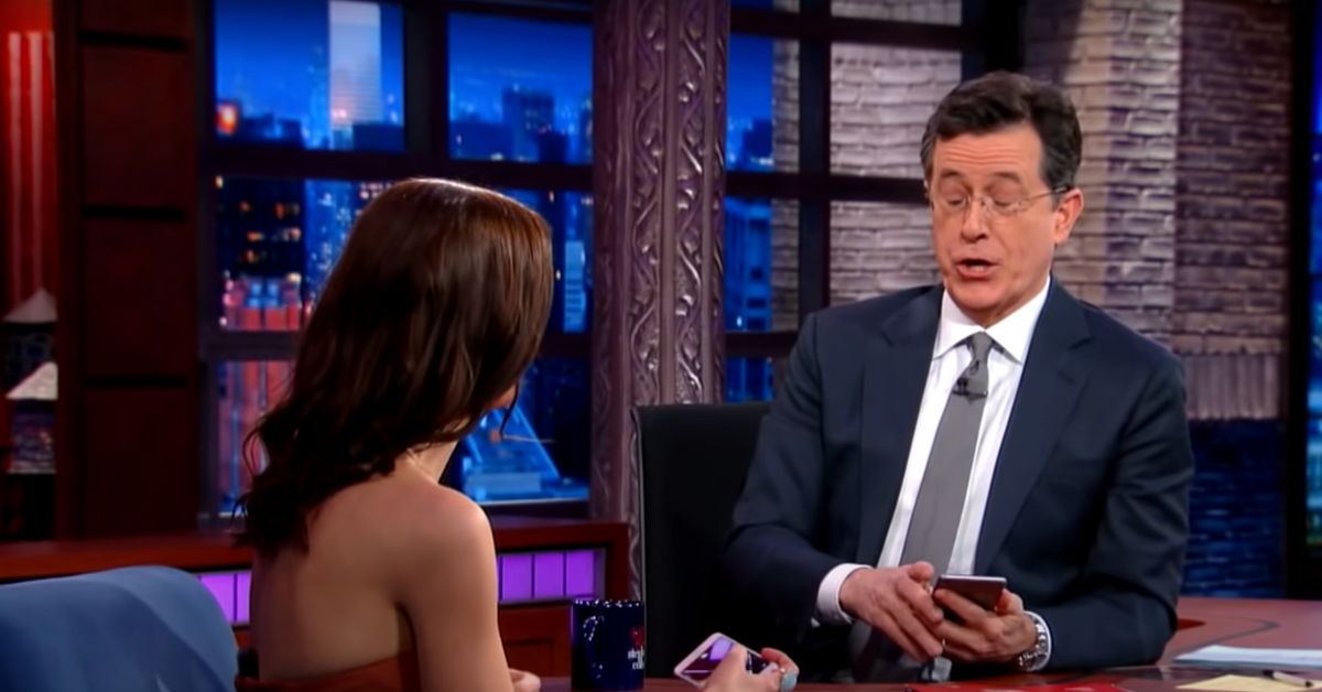 Fans Called Stephen Colbert's Eye Control "Legendary" After His Guest's ...