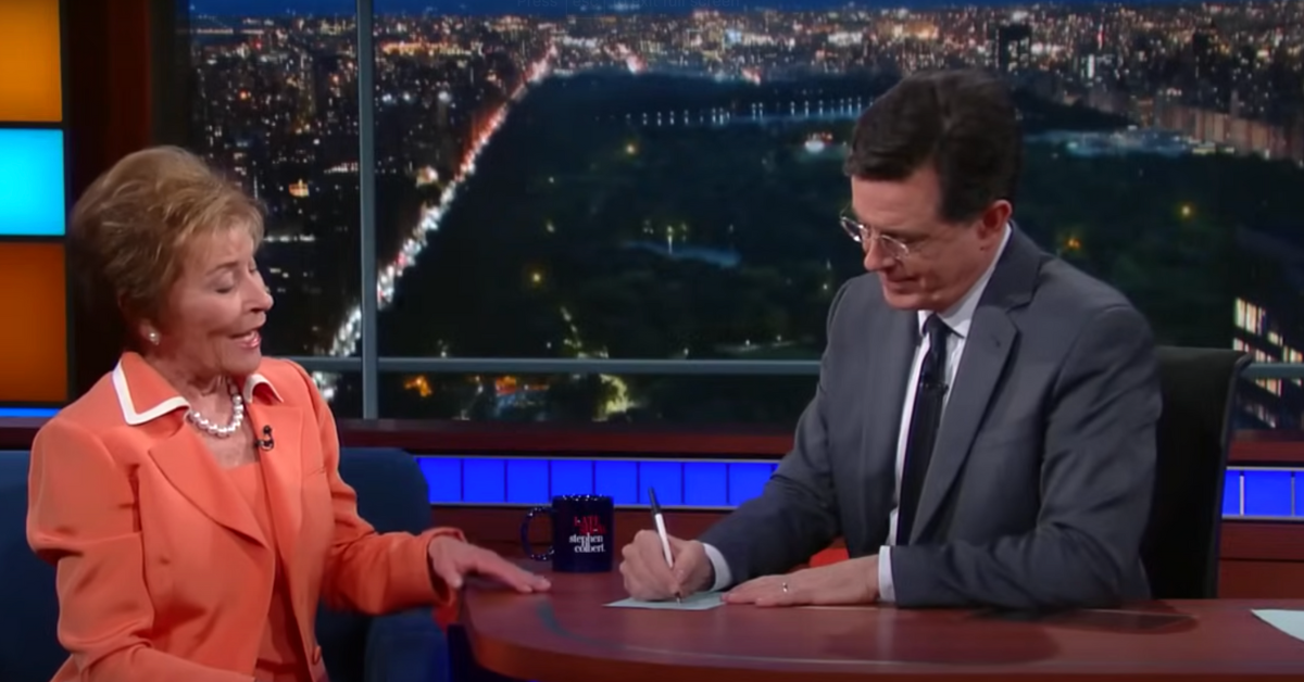 Judge Judy Had The Perfect Response Years Ago When Asked By Stephen ...