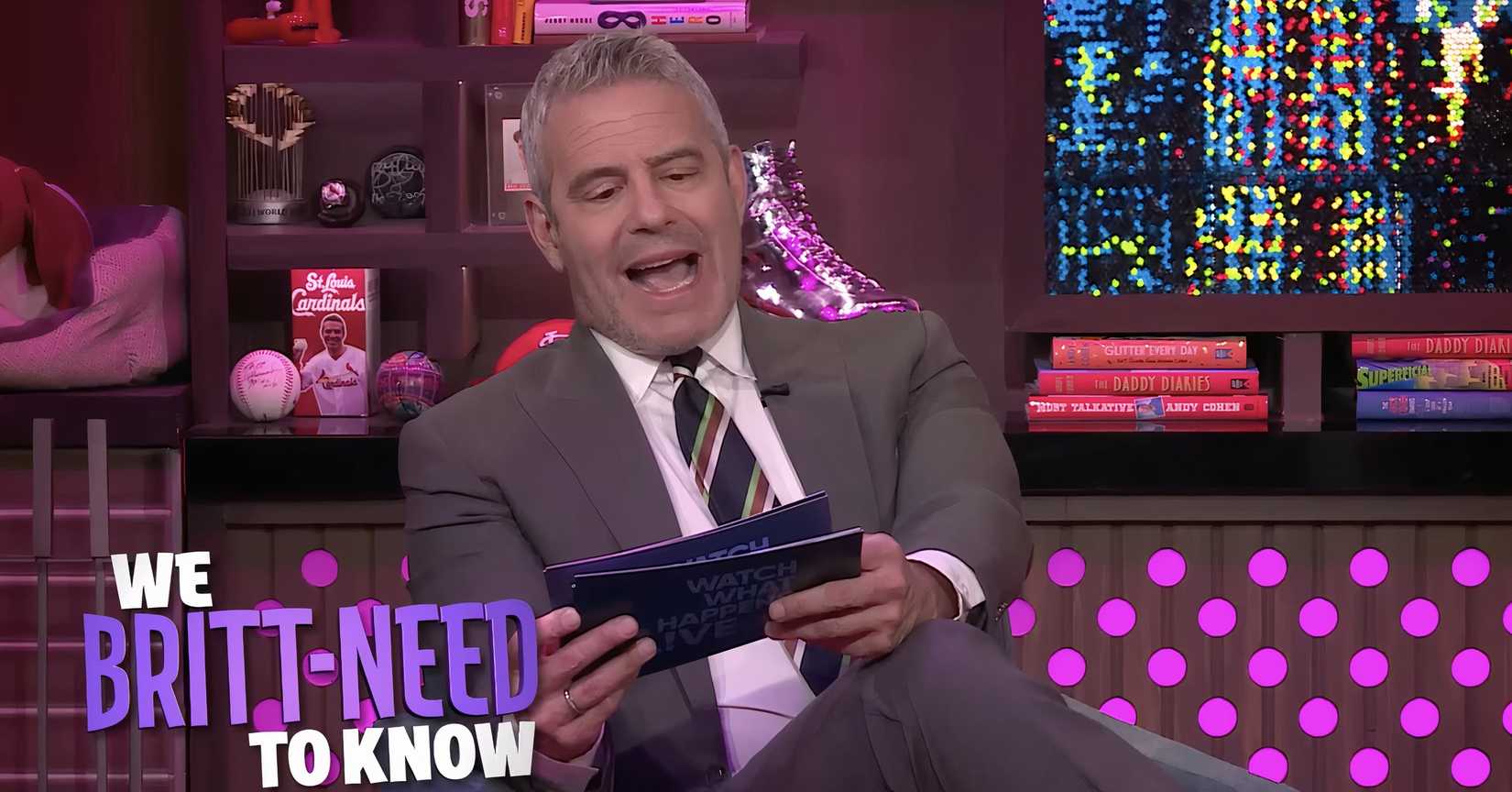 Why Andy Cohen Is 'Salty' About WWHL And Late-Night TV
