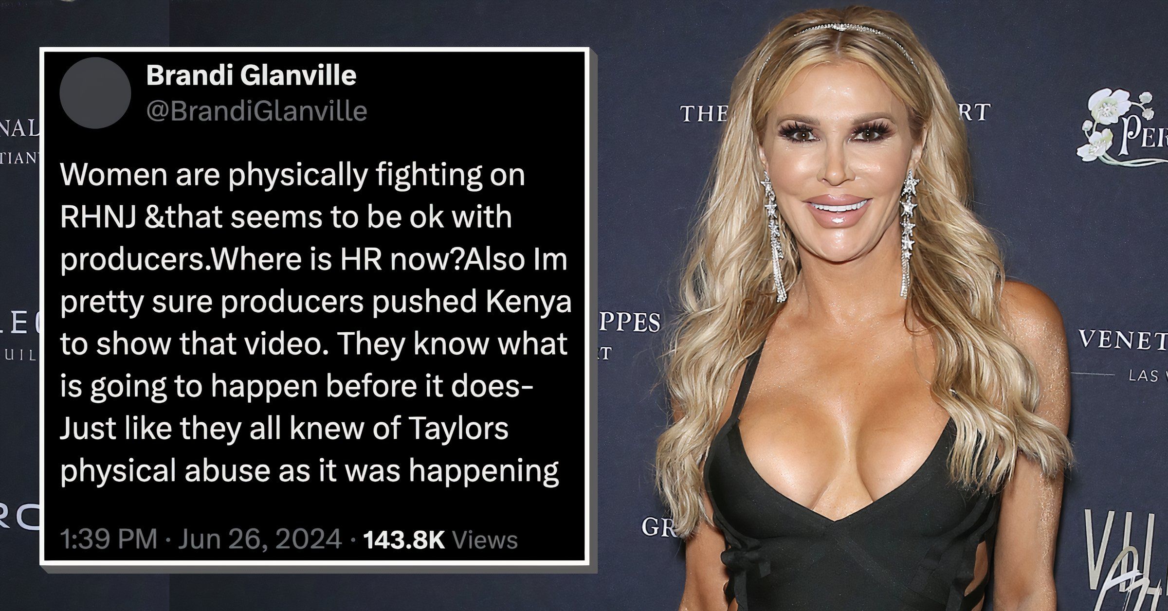 Brandi Glanville Shades Bravo Producers Amid Kenya Moore Scandal