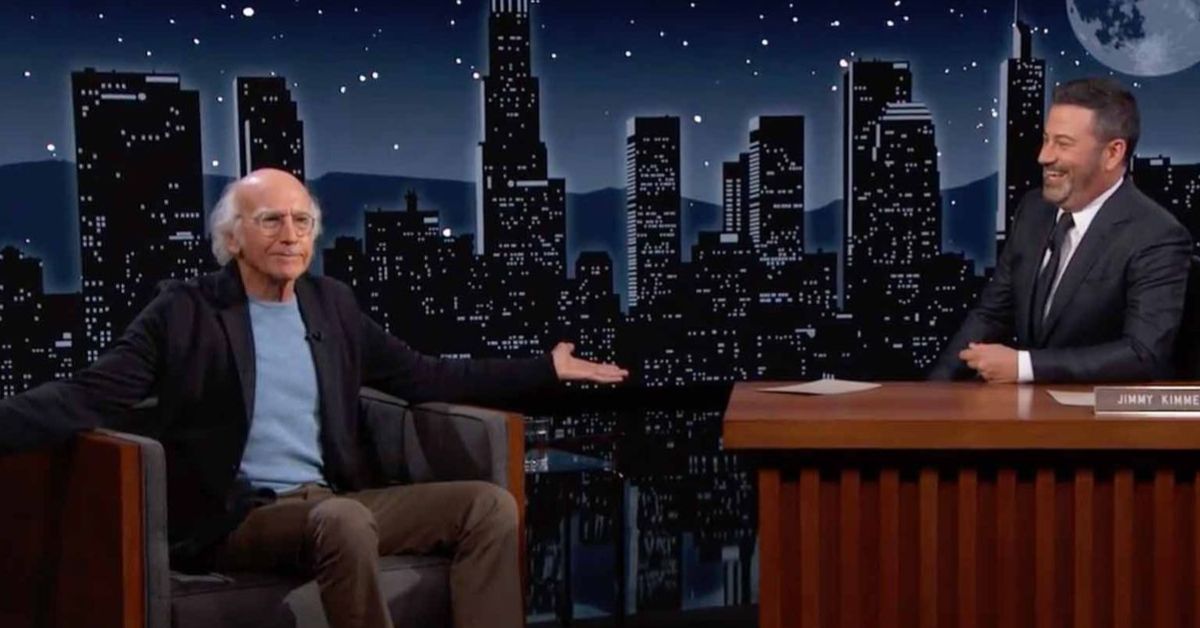 Larry David Couldn't Contain Himself When He Discovered Jimmy Kimmel's ...