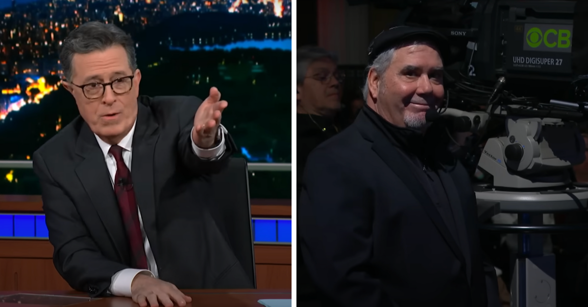 Stephen Colbert Went Off-Script To Thank His Stage Manager For Hiding ...