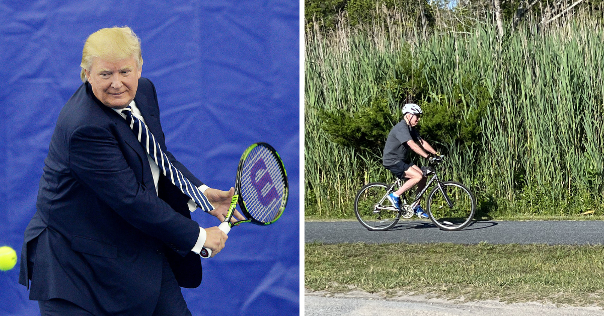 Donald Trump And Joe Biden's Exercise Routines Are The Complete Opposite