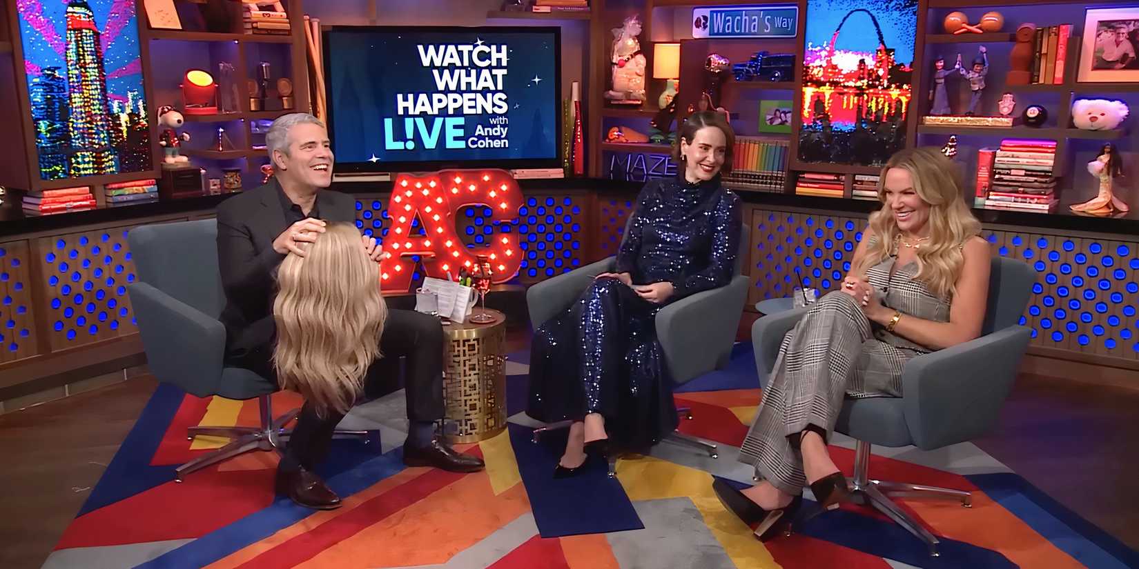 Sarah Paulson's Heather Gay Impression On WWHL Was Everything
