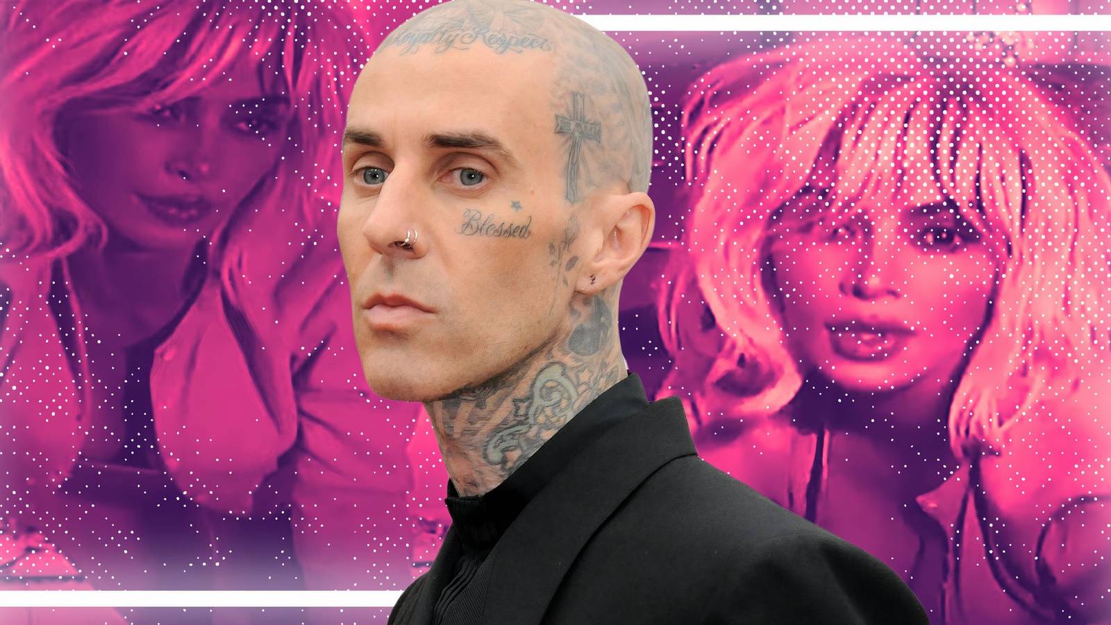 Travis Barker Produced The Kim Kardashian Christmas Video That's All ...
