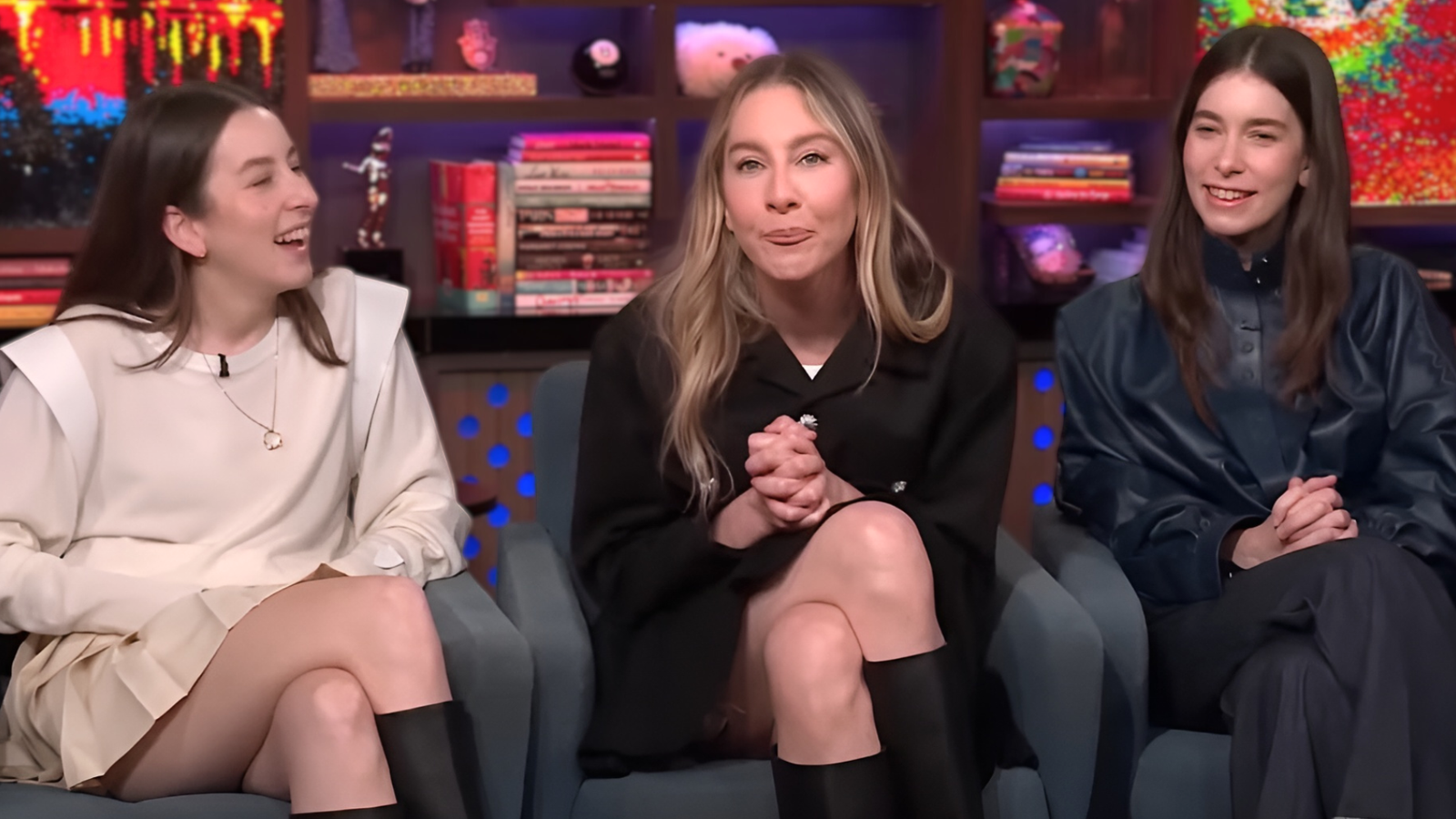 WWHL Sees Haim Gush Over RHONJ's Dolores Catania